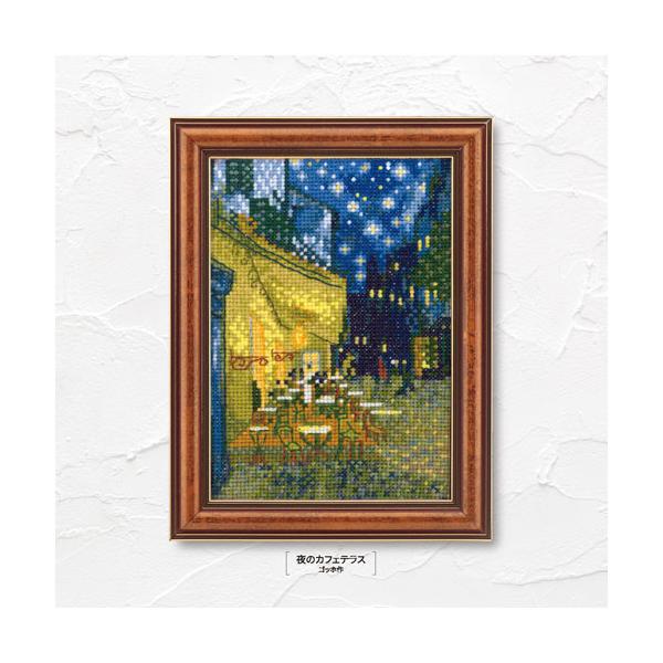 ●キット内容：25番刺しゅう糸、刺しゅう布 No.8300 (インディアンクロス) (32) オフホワイト、クロス針、カラー図案付説明書、専用フレーム●用意するもの：縫い糸、縫い針、はさみ、テープ●出来上がりサイズ：額外径　約縦20.8cm...