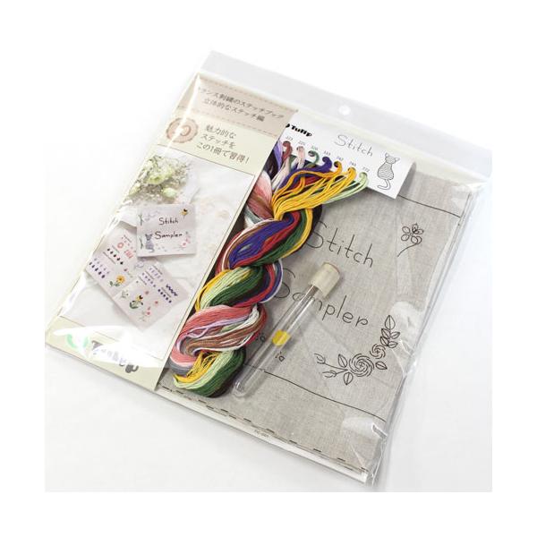 ●キット内容：針ものがたり　フランス刺しゅう針No,6、針ものがたり　バリオンステッチ針、針ものがたり　まち針　普通地用、生地、刺しゅう糸、説明書●用意するもの：刺しゅう枠、糸切はさみ、裁ちばさみ、アイロン、定規、チャコペンシル、目打ち●出...