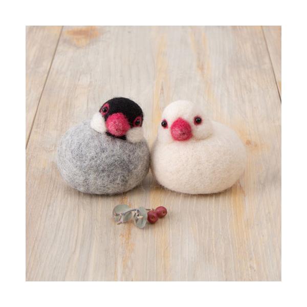 ●キット内容：フェルト羊毛・目・レシピ●用意するもの： ★ フェルティング用ニードルレギュラー（H441-014）★フェルティング用マット（H441-015）★または　フェルティングニードルスターターセット（H441-035）はさみ、目打ち...