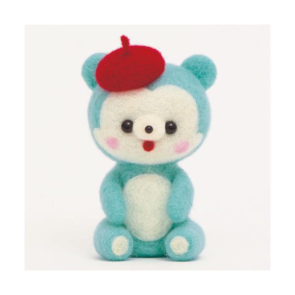 ●キット内容：アクレーヌ・目・鼻・レシピ使用用具（別売り）：★ フェルティング用ニードル極細（H441-023）★フェルティング用マット（H441-015）★または　アクレーヌスターターセット（H441-047）はさみ、厚紙、目打ち、手芸用...