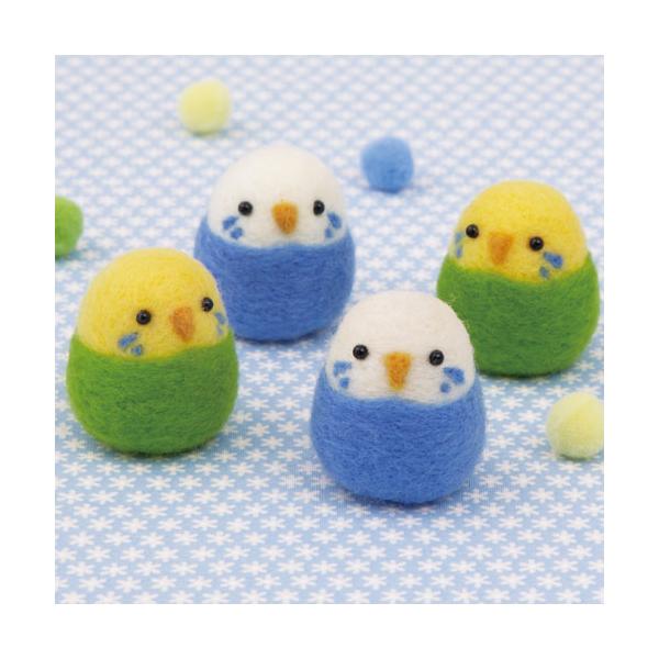 ●キット内容 : アクレーヌ・目・レシピ●完成サイズ ： 高さ約4cm（共通）※ニードルの刺し具合によって大きさは変わります。●用意するもの： フェルティング用ニードル極細（H441-023）、フェルティング用マット（H441-015）、ま...