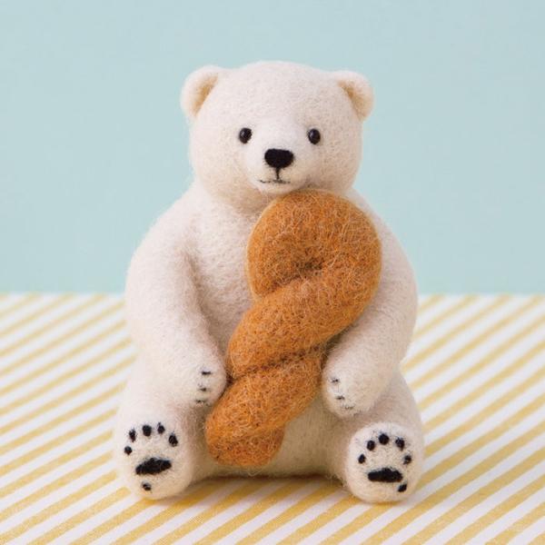 ●キット内容：ニードルわたわた・フェルト羊毛・目・レシピ●用意するもの： ★ フェルティング用ニードルレギュラー（H441-014）★フェルティング用マット（H441-015）★または　フェルティングニードルスターターセット（H441-03...