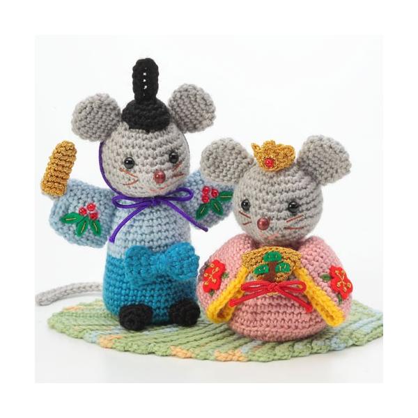 ●キット内容 : 毛糸、ししゅう糸、手芸用綿、フェルト、ひも、目ボタン、ウッドビーズ、ビーズ、花型パーツ、作り方説明書●完成サイズ ：男雛　約 高さ14.5cm×幅11cm、女雛　約 高さ11cm×幅8cm、敷物（葉）　約縦10.5cm×横...