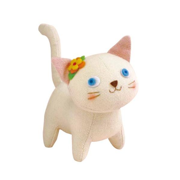 ●キット内容 : 古布再現布・フェルト・ししゅう糸・綿・作り方説明書・実物大型紙●完成サイズ ：高さ約9cm●用意するもの： 縫い針・まち針・ししゅう針・縫い糸・布に型紙を写す用具・定規・はさみ・スティックのり・手芸用接着剤・ほお紅・アイロ...