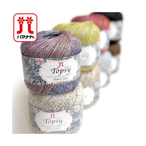 ●品質構成：ポリエステル　54％、アクリル　32％、ナイロン　10％、ウール　4％●棒針標準ゲージ：23〜24目・32〜33段   ●かぎ針標準ゲージ：22目・10段●仕立（糸長）：30ｇ　約115ｍ      ●棒針（号）：5〜6●金属か...