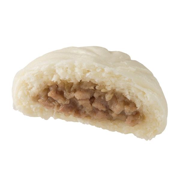 三重県が誇る井村屋の肉まん・あんまん。二段発酵製法で風味豊かなもっちり生地。豚肉とたまねぎのジューシーな具材が楽しめるこだわりの肉まんです。内容量　1個　115g　308kcal　全6個冷凍庫に保管して、電子レンジでチンして食べてください。...