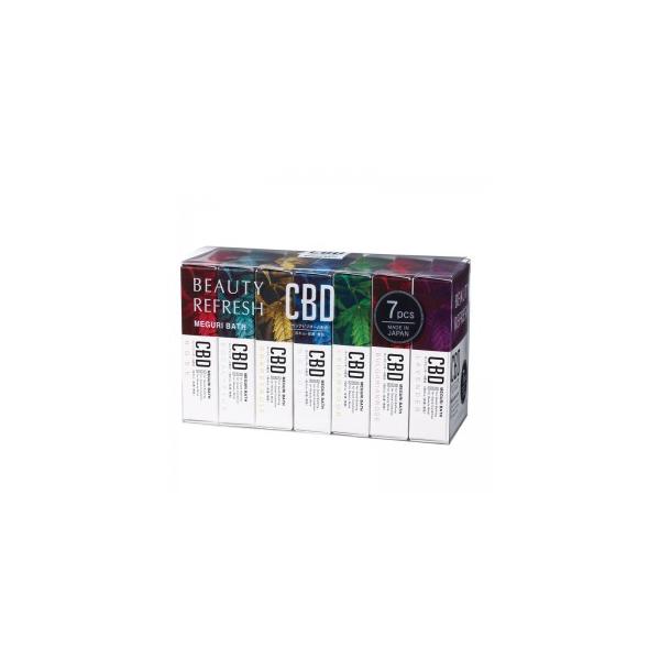 CBD（カンナビジオール）を配合し、豊かな発泡とアロマに包まれながら、質の良いバスタイムを楽しめる炭酸タブレット入浴剤。ボタニカルなアロマを独自にブレンドし、ローズ、ユーカリ、グレープフルーツ、ネロリ、シダーウッド、ブルガリアンローズ、ラベ...