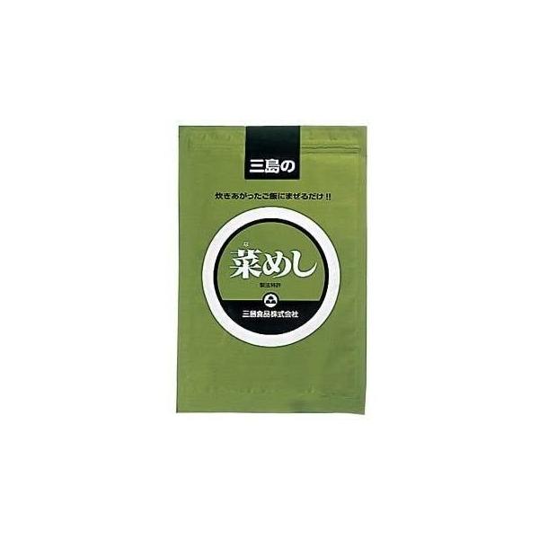 青菜の風味と色合いを生かした混ぜごはんの素です。広島県特産の広島菜に、京菜と大根葉をブレンドしています。