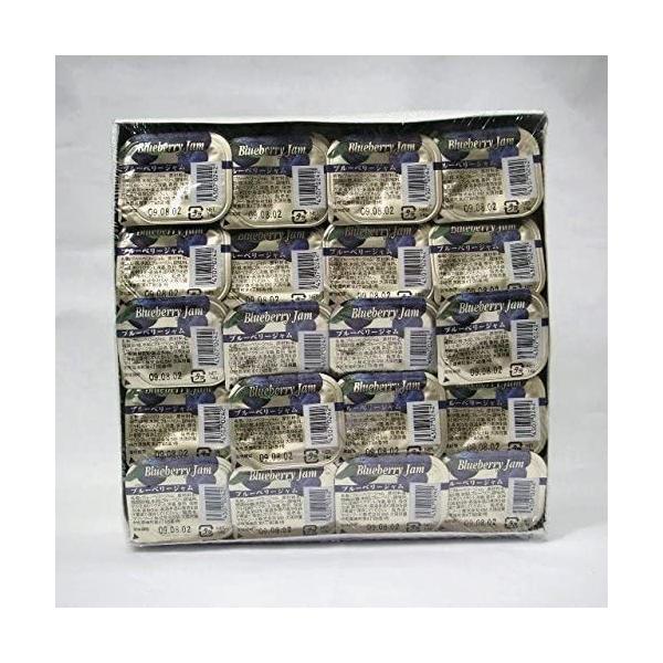 カナダ産ブルーベリーの果肉をたっぷり使用し、洋酒で香り高く仕上げたマリンフードのポーションブルーベリージャムです。ヨーグルトやトースト等に、無駄なくお使いいただけます。ひとつ14ｇと、トーストにちょうどいい量です。（14ｇｘ40個入り）