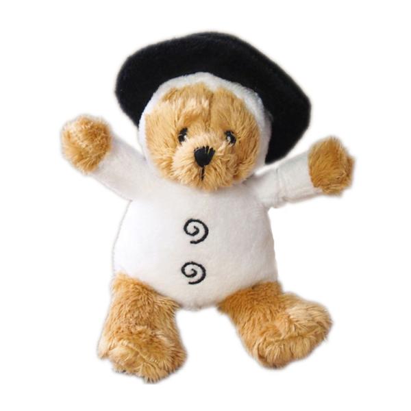 男の子女の子が喜びそうな可愛いファブリック素材のクリスマスコスプレをしたテディベアです簡単なクリスマスプレゼントにもリーズナブルで印象も抜群です【サイズ】約横幅12cmＸ奥行5cmＸ高さ12cm