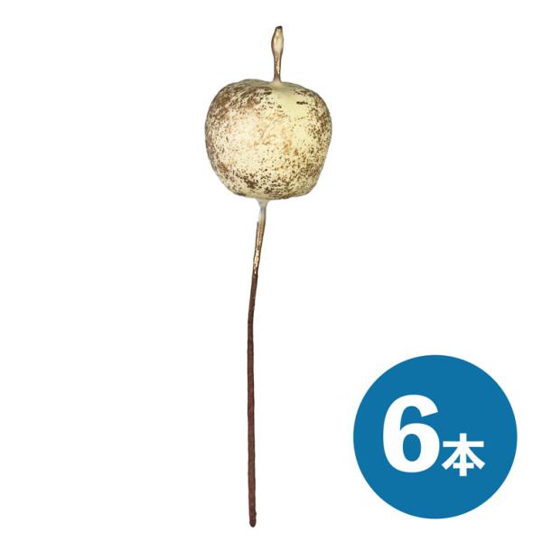 ミニミニサイズで可愛いリアルなりんごです。ハンドメイドの資材に使ったりデスクの上などにちょこんと置いてお洒落に飾れます☆紐をつけてクリスマスツリーのオーナメントとして飾ってもオシャレです【サイズ】□サイズ：約 直径2.3×高さ3.3cm (...