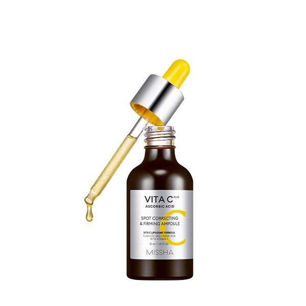 【商品名】ビタCプラス スポットコレクティング &amp; ファーミングアンプルVITA C PLUS ASCORBIC ACID SPOT CORRECTING &amp; FIRMING AMPOULE 30ml 【商品説明】7重でくす...