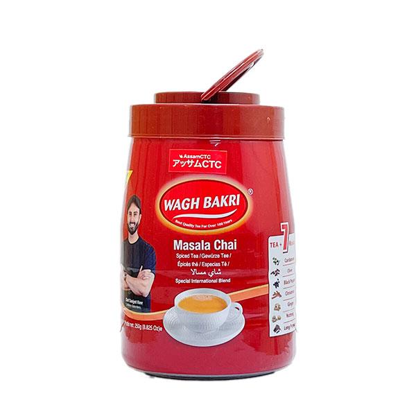 WAGH BAKRI MASALA TEA 250g bot マサラティー■商品名 ワグバクリ　マサラティー■原材料名  紅茶、香料(カルダモン、グローブ、ブラックペッパー、シナモン、生姜、ナツメグ、ロングペッパー)■内容量  250g■商...
