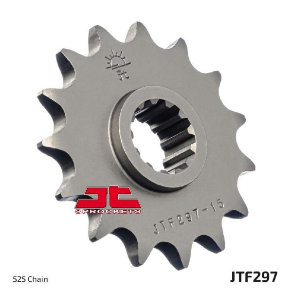 英国のBIKE ALEAT plc社取扱いブランドのJTスプロケットです。Steel Front Sprocke 品番：JTF297.14歯数：14T適応チェーンサイズ：525素材： SCM420 クロモリ鋼合金http://www.jts...