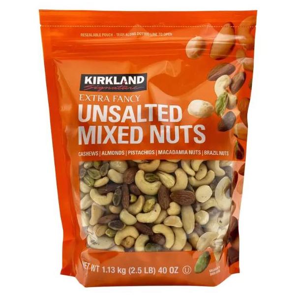 【商品概要】カークランド　大人気♪無塩 ミックスナッツカシューナッツアーモンドピスタチオマカダミアナッツブラジルナッツ無塩【内容量】1.13kg【配送方法】　宅配便※送料込(一部地域は別途追加送料)※日時指定不可※沖縄への配送不可。（ご注文...