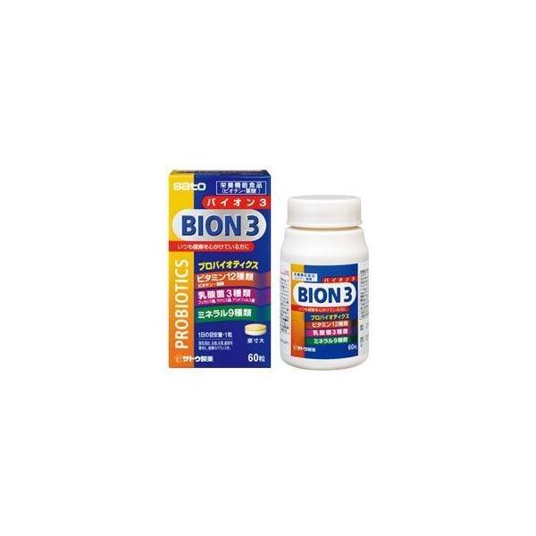 ■製品特徴　プロバイオティクス乳酸菌を配合●BION3は、世界30ヶ国以上で販売されています。●日本初の製法特許を取得した小粒の3層タブレットで、乳酸菌を生きたまま腸に届けます。（製法特許第3844597号）●毎日を健康に過ごしたい方、体力...