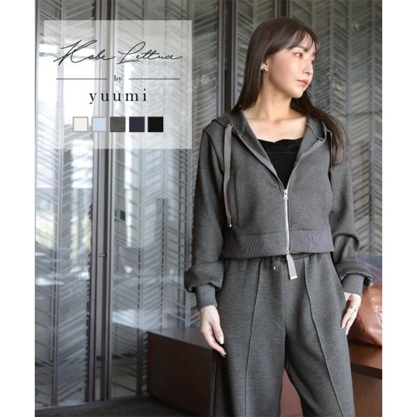 [ Yuumiさんコラボ ] ダブルジップショートパーカー大人気インフルエンサー【Yuumiさんコラボ】シンプルなのに存在感があるダブルジップパーカー。立体感のあるシルエットが高見えの1着。短すぎないショート丈なので、大人にカジュアルを演出...