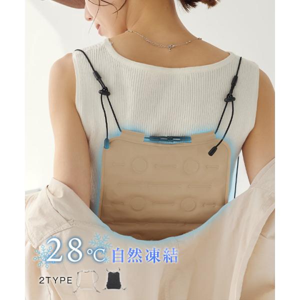 コールドバックキャリーリュックサックにつけられる冷却アイテム「ICECARRY（アイスキャリー）」。汗をかきやすい背中を冷やすことができます。コードストッパーにヒモを通すだけと、着脱もとっても簡単。暑い夏を快適に乗り切りましょう。【素材・サ...