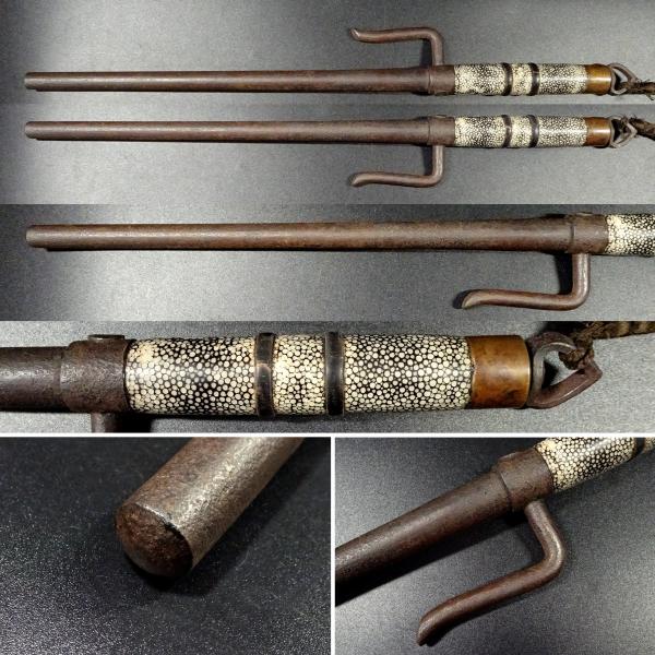 素晴らしい『十手・兜割コレクション』のご紹介です。　　　長年にわたりコレクションされてきた十手・兜割の“逸品”の数々をご紹介致します。　　　　画像でも極認頂ける専用の桐箱をお作りになり、大切にコレクションされてきた物です。　　　コレクション...