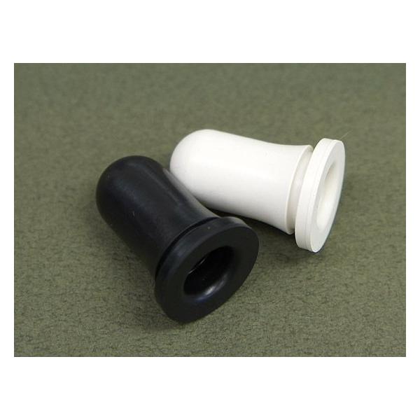 ガラススポイト専用の天然ゴム。白と黒の2色からご選択ください。【サイズ】材質：天然ゴム全長：25mm下径：17mm　下径内径：9mm