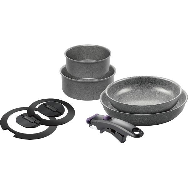 家族使いに最適な「毎日使える7pcsセット」は、複数品の同時調理や作り置きにも便利で、日々の食卓づくりを快適にサポートします。   ■商品名／バッラリーニ ヴィンチ フライパン＆鍋7点セット ■包装形態／約31.2×32.9×18.7cm(...