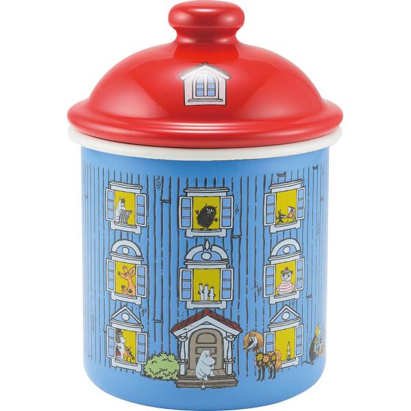 ムーミンでお馴染みのあのお家に、ムーミン谷の仲間たちが大集合！   ■商品名／富士ホーロー ムーミンハウス キャニスター（9cm） ■包装形態／約11×11×12.5cm(化粧箱入） ■商品サイズ／現品約10.5×10.5×14.5cm・本...