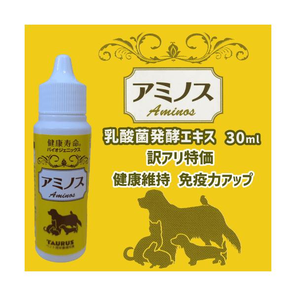 猫 乳酸菌 サプリ 免疫 健康維持 サプリメント 発酵エキス 腸内環境 便通の健康 必須アミノ酸 筋肉 皮ふ 被毛 乳酸菌生産物質 アミノス30ml 訳アリ訳アリのワケ賞味期限2026年3月6日これを機にお試しください新しい毎日の習慣に乳酸...