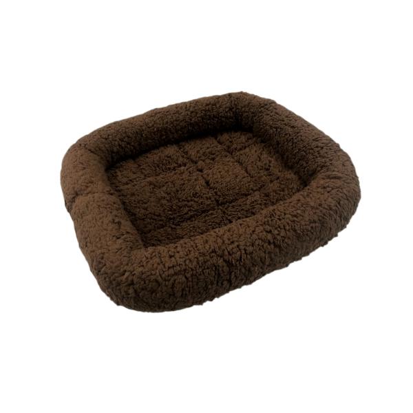 猫 ベッド マイライフベッド SSサイズ ダークブラウンシンプルで飽きのこないデザインで、季節を問わずオールシーズンお使いいただけます。(夏場には、クーラーなどの冷え防止にも)ふわふわな生地で肌触り抜群！縁は少し高くなっているのであご置きと...