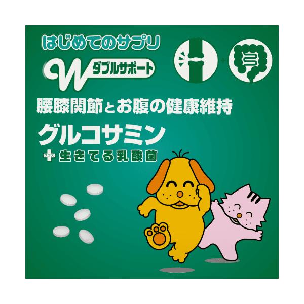 猫 乳酸菌 猫 サプリ 猫サプリ 猫用サプリ 乳酸菌 猫 免疫 サプリメント 猫 関節 腰 ひざ コンドロイチン はじめてのサプリ グルコサミン 粒状2つの機能が1つになって、健康をＷサポート3種類の生きてる乳酸菌がお腹の健康維持を助けます...