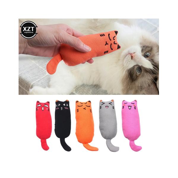 猫 おもちゃ キャットニップ 猫キック 猫パンチ ストレス発散 小抱き枕・ネコちゃんの大好きなキャットニップが入ったおもちゃです。   キャットニップとはシソ科多年草の植物でハーブの一種です。   ミントの様なその香りはネコが大変好むことか...