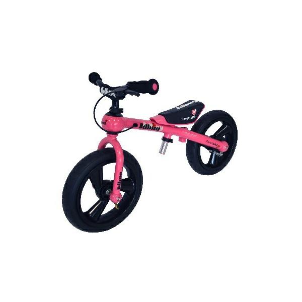 エアータイヤ 空気圧は正常に入っているのをご確認ください。ブレーキ付き。シート高さ調整可能です。重量：3.6Kg本体サイズ：L86×W41×H50対象年齢：3歳〜5歳耐荷重：30KgProduct design award 2011をヨーロ...