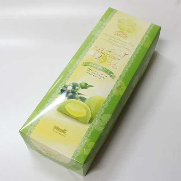 プリンセスムーン　シークヮーサー　５個入り　5セット内容量：5個×5セット内容：シークヮーサーフラワーペースト（植物油脂、ブドウ糖、還元水飴、砂糖、シークヮーサー果汁、麦芽糖、その他）、鶏卵、砂糖、小麦粉、マルトオリゴ糖、植物油脂、シークヮ...