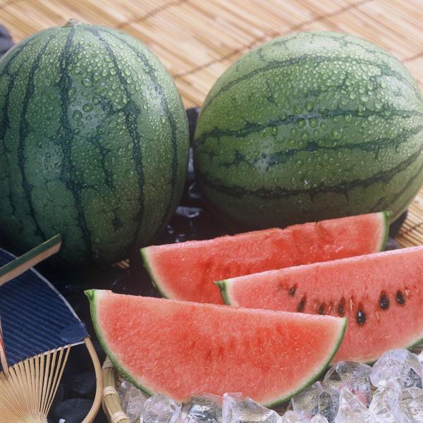 【発売日：2026年06月01日】夏すいかの名産地・山形県尾花沢から小玉すいかをお届け。皮が薄いため可食部が多く、強い甘みとシャリシャリ感は大玉にも引けを取りません。冷蔵庫にそのまま入る大きさは、保存・持ち運びも便利です。■内容量：秀品2玉...