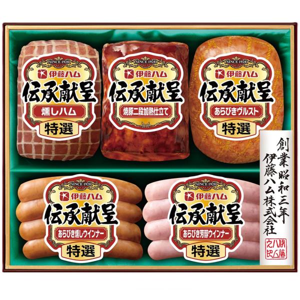 【発売日：2026年06月01日】バラエティに富んだおいしさを詰合せたギフトセットです。■内容量：特選燻しハム180g、特選あらびきヴルスト160g、焼豚二段加熱仕立て160g、特選あらびき燻しウインナー80g、特選あらびき芳醇ウインナー8...