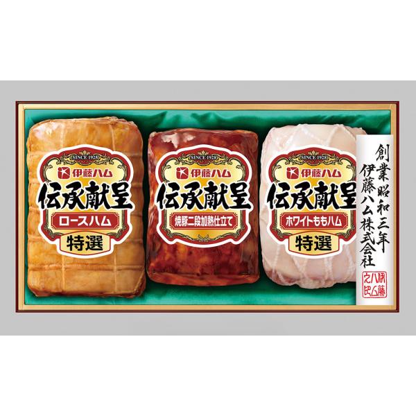 【発売日：2026年10月10日】バラエティに富んだおいしさを詰合せたギフトセットです。■内容量：特選ロースハム400g、焼豚二段加熱仕立て160g、特選ホワイトももハム220g■賞味期限：冷蔵65日