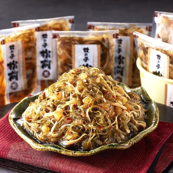 【発売日：2026年10月10日】食感の良い数の子を昆布・いかと醤油だれにじっくりと漬込んだ数の子松前。使いたい分だけ解凍して使え、保存にも便利な小分けタイプです。■内容量：70g×8袋■賞味期限：冷凍90日