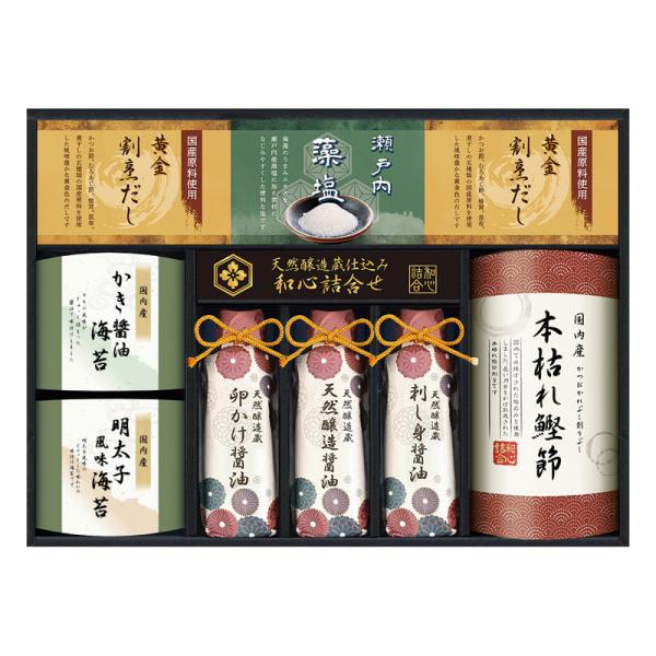 【発売日：2026年01月31日】老舗醤油蔵の天然醸造製法でつくられた卓上サイズのお醤油と、風味豊かな味付海苔や、本枯れ節を詰め合わせました。老若男女どなたにも喜ばれる和食ギフトです。■内容量：黄金割烹だしパック（8g）×4、本枯れ鰹節（2...