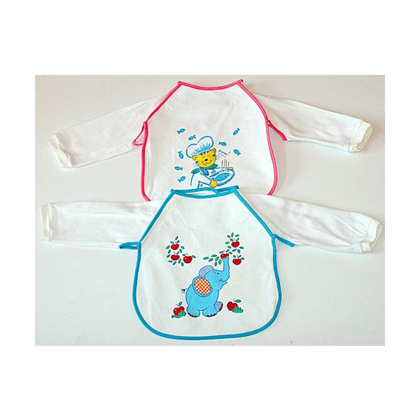 ♪かわいいキャットとエレファントの2枚セットです。♪肌に優しいソフトなパイル地の長袖エプロン!!♪胸当て部分は水分を通さないビニール!!♪首の後ろで面ファスナーのワンタッチ着脱!!◎対象年令: 6ヵ月〜3歳◎サイズ:28.5 x 29cm ...