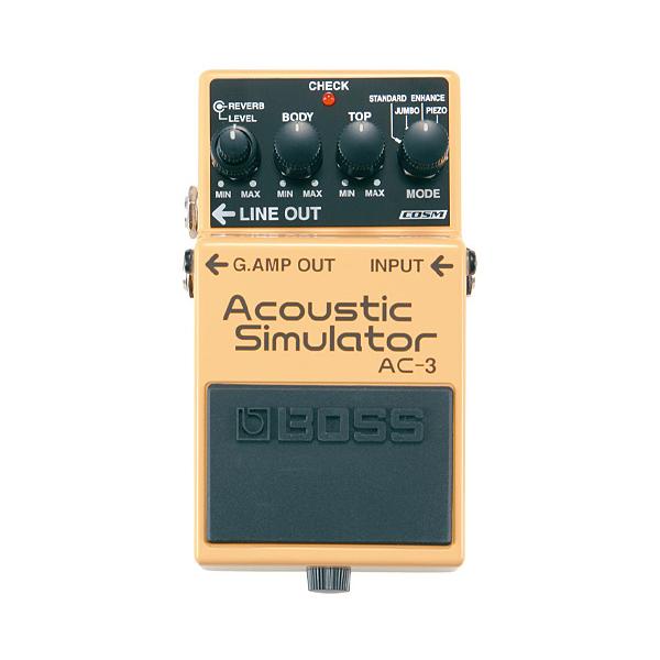 伝説的な1977年のOD-1発売以来、変わらぬ思想とデザインで、つねに時代に即応した独創的なニュー・エフェクトを続々と開発する「BOSS」！このAC-3は、エレクトリック・ギター・サウンドを、アコースティック・ギター・サウンドに変化させるア...