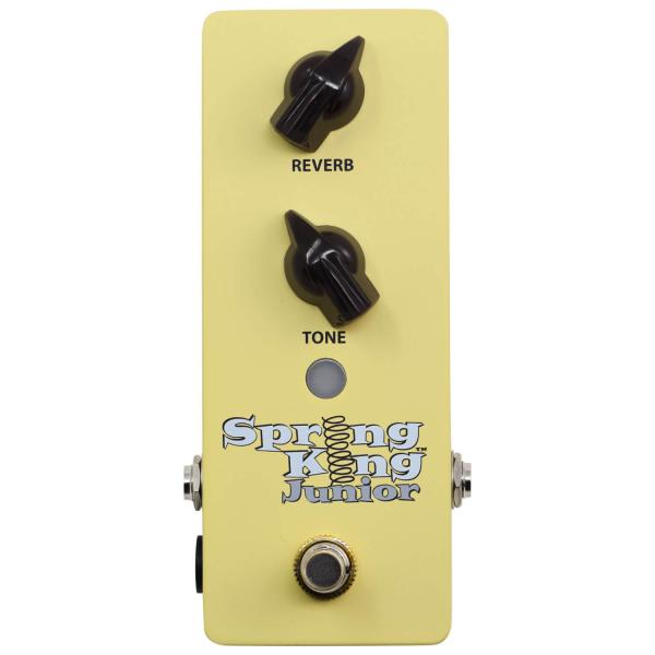 Danelectroから、伝説的なリバーブペダル「Spring King」がコンパクトサイズで復活！「Spring King Junior」は、リアルスプリングタンクを搭載し、最高のリバーブトーンを小型のボディに凝縮。ボードにすっきり収まる...