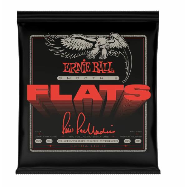 伝説的ベーシスト、ピノ・パラディーノが信頼するスムージー・フラッツ・ベース弦は、スムーズでストレスのない演奏体験を実現するために設計された、アーニーボール社のプレミアム・フラットワウンド(平巻) ベース弦です。 極めて滑らかな指触りを実現す...