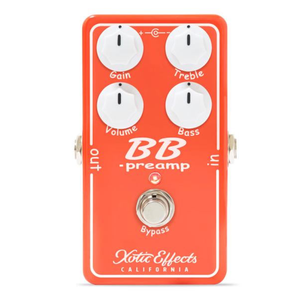 BB Preampはジャンルに問わず幅広いトーンを出すことが出来ます。30dB＋のクリーンブーストから±15dBのアクティブ2バンドEQでワイドレンジなサウンドを作り出すことが出来ます。さらにBBのプリゲインステージを活用することによって純...