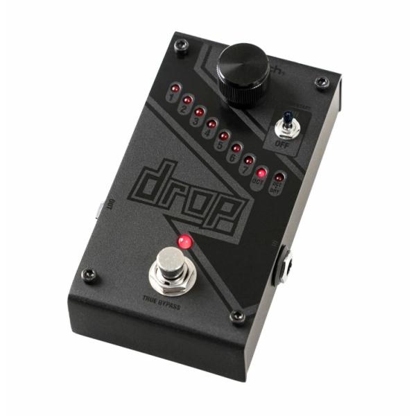 ★限定のブラックカラーが登場！Dropは、Whammy DTに搭載されているドロップ・チューン機能をコンパクト・エフェクターのサイズに取り出したドロップ・リチューニング・エフェクトです！ギター本体のチューニングを変更することなく、半音ステッ...