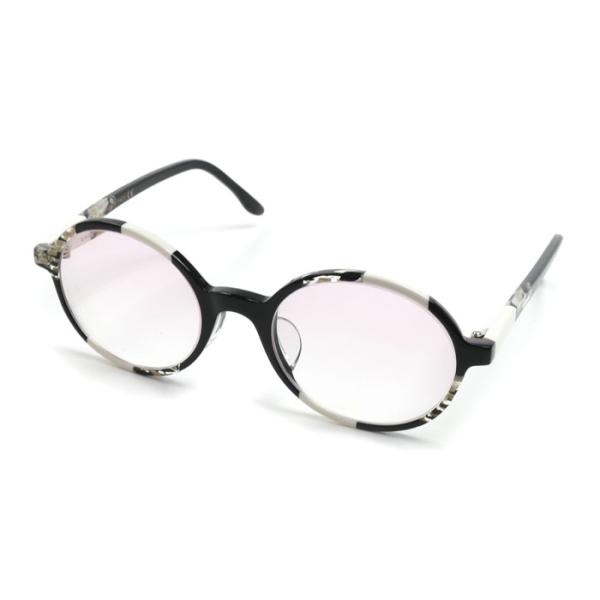[ブランド]LAMARCA[商品名]MOSAIC088  メガネ [タイプ]レディース[素材]アセテート[刻印]49??19 COL.01 140[サイズ]レンズ幅：約40mmレンズ縦：約40mmブリッジ幅：約19mmフレーム幅：約134m...