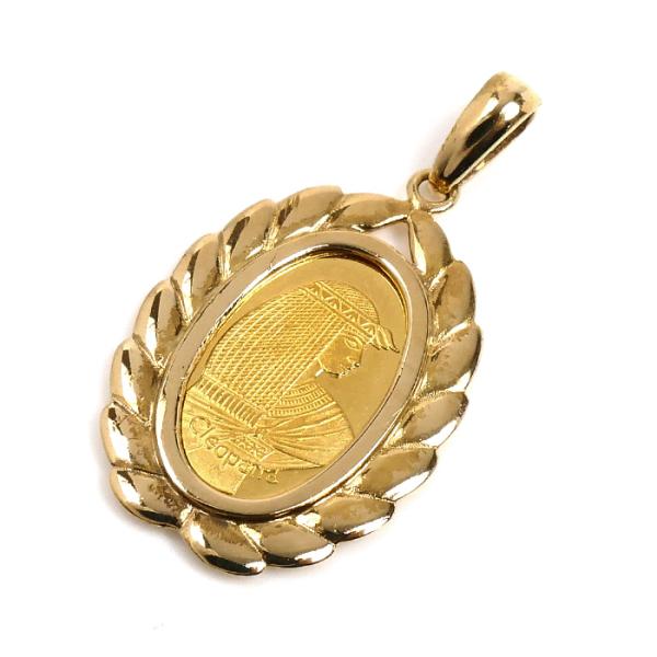 [商品名]PAMP 1g ペンダントトップ [タイプ]ユニセックス[素材]K24YG イエローゴールド/K18YG イエローゴールド[刻印]枠：K18 インゴット：999.9[サイズ]約W15.0mm x H27.8mm（バチカン含む）バチ...