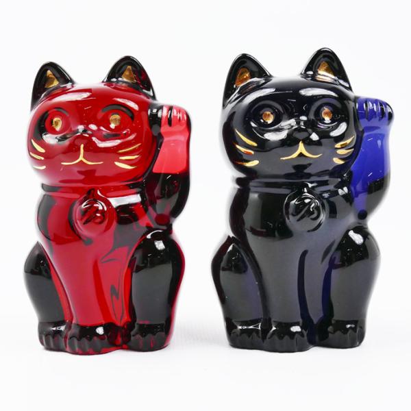 [ブランド]バカラ[商品名]招き猫 Sサイズ オブジェ [型番]2607787/2613002[カラー]ミッドナイト/レッド[素材]クリスタル[サイズ]高さ：約10.3cm幅：最大約5.7cm底部奥行：約4.5cm重量：ミッドナイト約496...