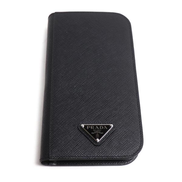 [ブランド]プラダ[商品名]サフィアーノ iPhone17Pro Max iPhoneケース [タイプ]ユニセックス[型番]2ZH224_QHH_F0002[カラー]ブラック[素材]レザー[サイズ]約8.2×16.5ｃｍカバー外寸：約10×...