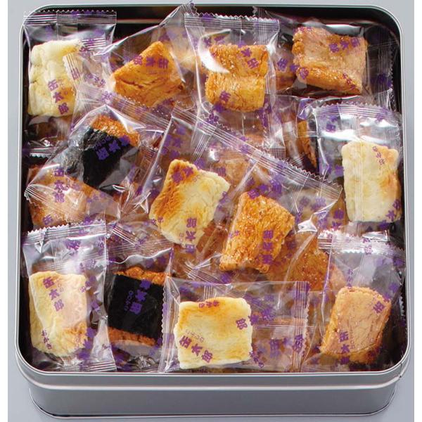 しょうゆ・しお・ざらめ・青のり・海苔5つの味が楽しめるおかき個包装で分けやすいです