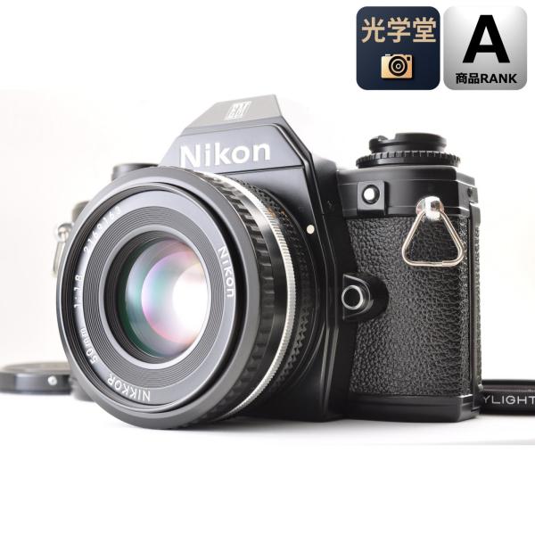 Nikon EM ブラック 35mm フィルム一眼レフカメラ+ニコン Ai-S 50mm f/1.8 パンケーキレンズセット