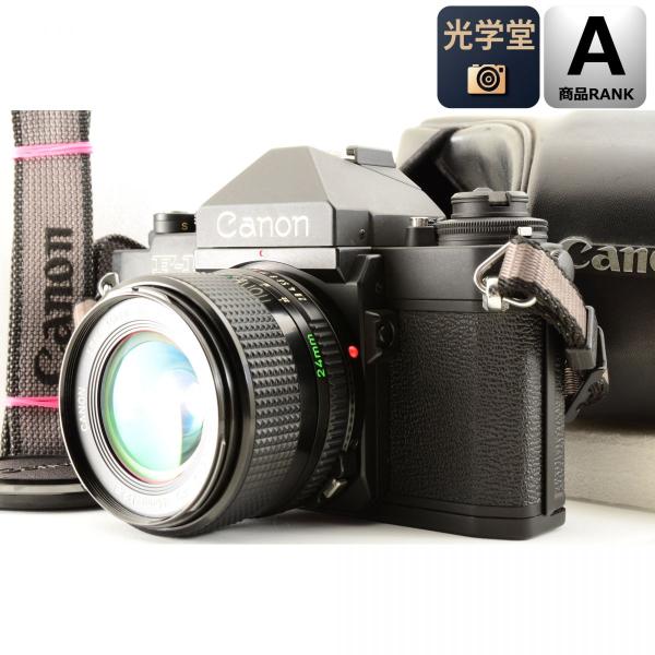 Canon New F-1 アイレベル 35mm 一眼レフ + New FD 24mm f/2.8 広角 単焦点レンズ キャノン S/N: 121748